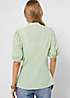 Joe Browns Frilly Neck Broderie Embroidered Blouse | Kaleidoscope