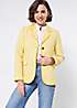 Joe Browns Fully Lined Jacket with Contrast Collar & Princess Seams ...