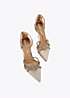 KG Kurt Geiger Gold Ava2 Heels | Kaleidoscope