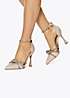 KG Kurt Geiger Gold Ava2 Heels | Kaleidoscope