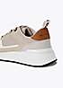 KG Kurt Geiger Jesse Beige Camel Lace Up Sneaker | Kaleidoscope