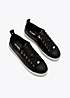 KG Kurt Geiger Liza Black Lizard Sneaker | Kaleidoscope