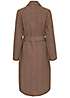 Kaffe Fanny Long Plain Coat | Kaleidoscope