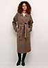 Kaffe Fanny Long Plain Coat | Kaleidoscope