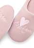 LASCANA Heart Print Slippers | Kaleidoscope