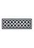 Likewise Rugs & Matting Black Victorian Vintage Runner | Kaleidoscope