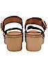 Lotus Amalia Leather Wedge Sandals | Kaleidoscope