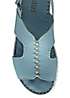 Lotus Astrid Pale Blue Leather Slingback Sandals | Kaleidoscope