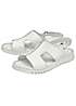 Lotus Astrid White Leather Slingback Sandals | Kaleidoscope