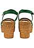 Lotus Green Chelsia Sandals | Kaleidoscope