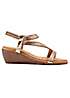 Lunar Darci Rose Wedge Sandals | Kaleidoscope