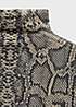 Mango Clauden Snake Print Mesh Top | Kaleidoscope