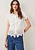 Monsoon Linen-Blend Lara Short Sleeve Shirt | Kaleidoscope