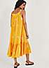 Monsoon Sunflower Embroidered Halter Midi Dress | Kaleidoscope