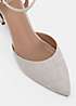 Novo Imelda Two-Part Block Heel Court Shoes | Kaleidoscope