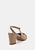 Novo Wide Fit Heidi Chain Trim Block Heel Slingbacks | Kaleidoscope