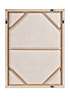 Pacific Lifestyle White & Natural Textured Canvas with Natural Frame ...