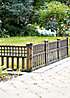 Pack of 4 Bronze Effect Fence Panels by Collection | Kaleidoscope