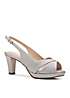 Paradox London Nadine Silver Wide-Fit Platform Sandals | Kaleidoscope