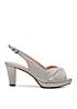 Paradox London Nadine Silver Wide-Fit Platform Sandals | Kaleidoscope