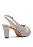 Paradox London Nadine Silver Wide-Fit Platform Sandals | Kaleidoscope