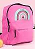 Personalised Momento Personalised Rainbow Pink Backpack | Kaleidoscope