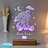 Personalised Tiny Tatty Teddy Wooden Based Led Light | Kaleidoscope