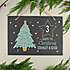 Personalized Christmas Chalk Countdown Hanging Large Slate Sign ...