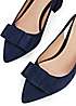 Phase Eight Bow Front Slingback Block Heel Shoes | Kaleidoscope