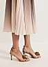 Phase Eight Gold Flower Strappy Sandals | Kaleidoscope