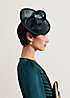 Phase Eight Teal Oval Fascinator | Kaleidoscope