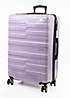 Pierre Cardin Provence Purple Lightweight Hardshell Suitcase | Kaleidoscope