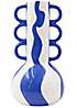 Que Rico Handpainted Tomas Bold & Blue Ceramic Vase | Kaleidoscope