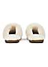 Radley London Tan Chelsea Creek Shearling Mule Slippers | Kaleidoscope