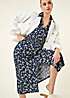 Roman Ditsy Print V-Neck Midi Dress | Kaleidoscope