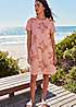 Roman Embroidered Floral Shift Dress | Kaleidoscope