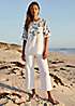 Roman Floral Mono Print Top | Kaleidoscope