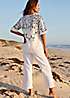 Roman Floral Mono Print Top | Kaleidoscope