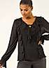 Roman Lace Ruffle Front Top | Kaleidoscope