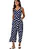 Roman Originals Spot Print Belted Jumpsuit | Kaleidoscope