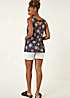 Roman Palm Tree Bar Back Vest Top | Kaleidoscope