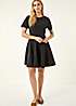 Roman Panel Flared Stretch Dress | Kaleidoscope