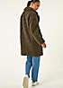 Roman Petite Teddy Longline Coat | Kaleidoscope