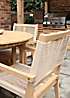 Royalcraft Sunray 4 Seat Dining Set with Stacking Chairs | Kaleidoscope