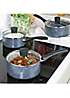 Russell Hobbs Nightfall Stone 3 Piece Saucepan Set - 16/18/20 cm Non ...