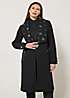 STAR by Julien Macdonald Eyelet Collar Coat | Kaleidoscope