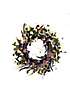 Scottish Everlastings Ltd 56cm Spring Floral Wreath - Purples ...