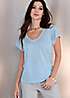 Sea Glass Short Sleeve V-Neck T-Shirt | Kaleidoscope