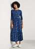 Seasalt Cornwall Blue Tor View Jersey Dress | Kaleidoscope