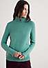 Seasalt Cornwall Braque Lambswool Blend Roll Neck Jumper | Kaleidoscope